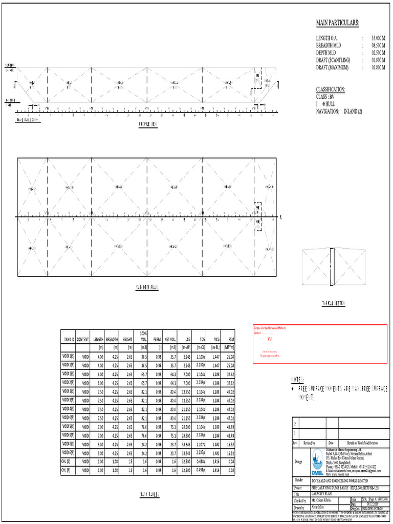 d05. Tank Capacity Plan @PCDB at Dewl-1 - 15-Bv | PDF