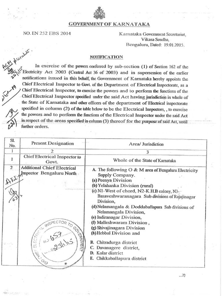 Area Notification | PDF