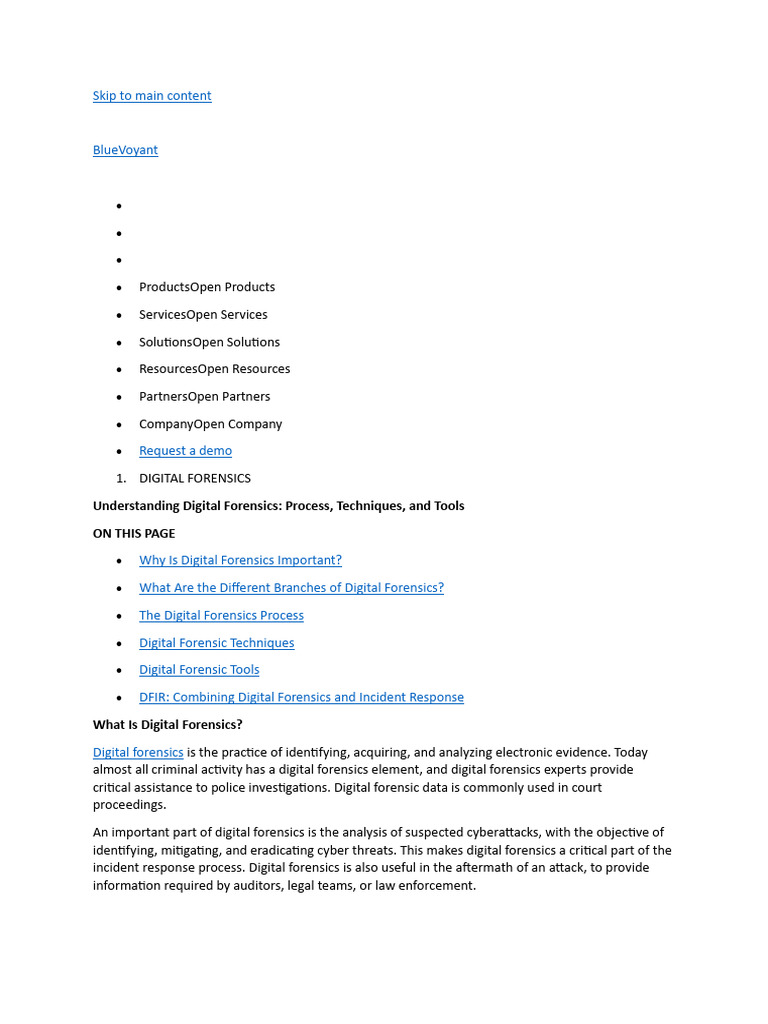 Understanding Digital forensics | PDF