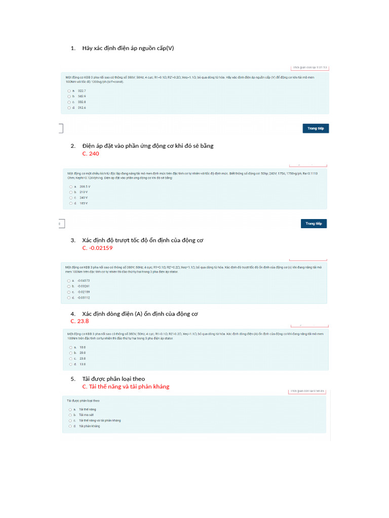 [123doc] - trac-nghiem-mon-truyen-dong-dien | PDF