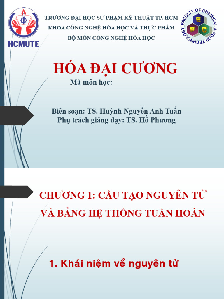 Chương 1 - Cấu tạo nguyên tử và bảng HTTH | PDF