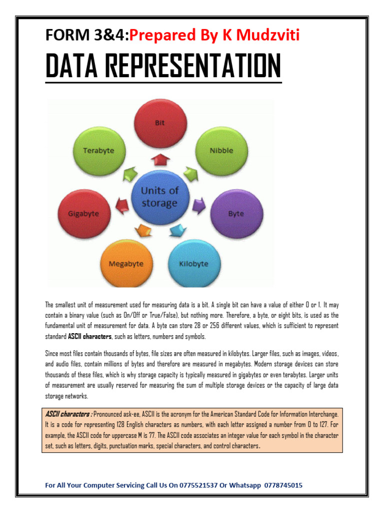 form 3&4 section DATA REPRESENTATION | PDF