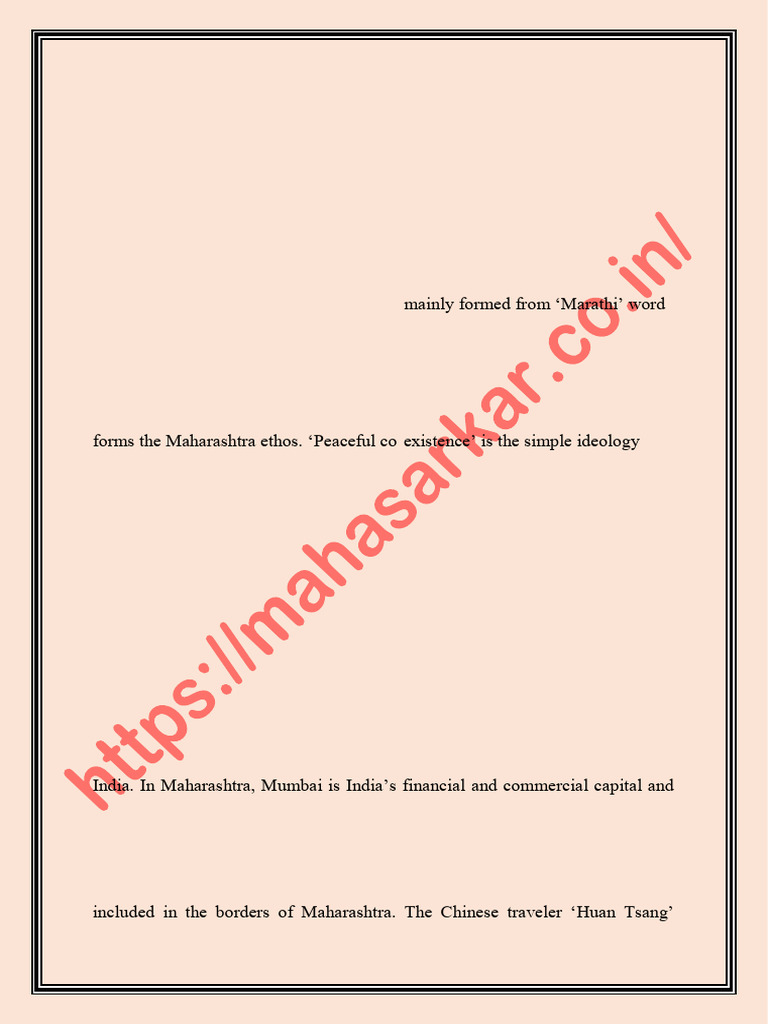 Maharashtra History Notes For Competitive Exam | PDF