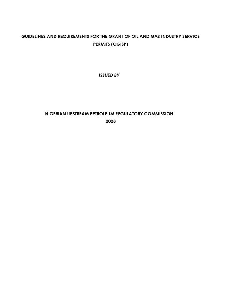 OGISPGUIDELINE2024 | PDF