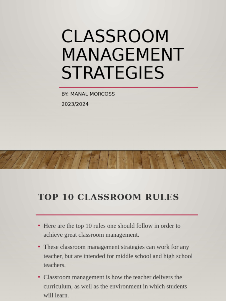 Classroom Tips for MS & HS Teachers | PDF | Classroom | Classroom ...