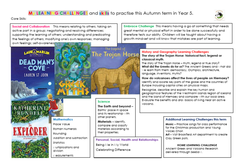 Curriculum News Autumn Year 5 | PDF | Learning | Geography