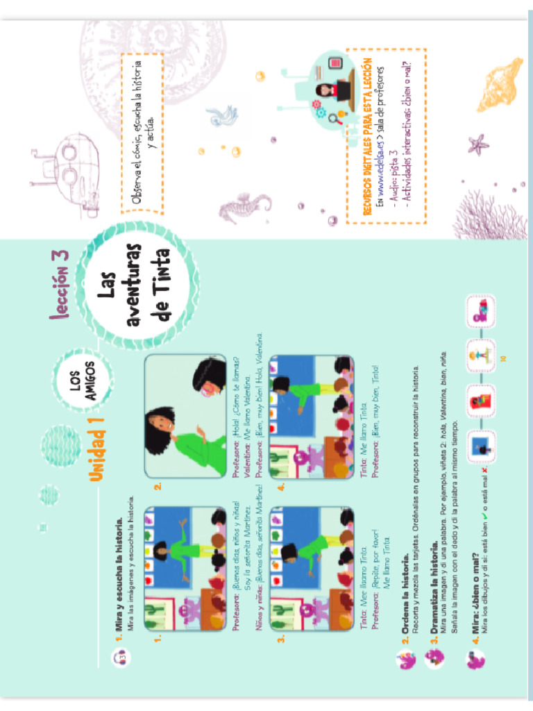 Sub Unit 1 Leccion 3 10 | PDF