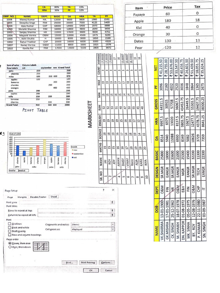 Excel | PDF Excel | PDF