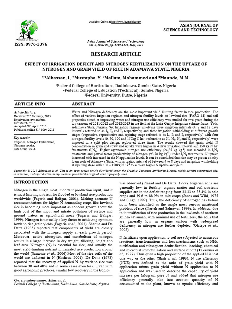 4th Paper - 2015 | PDF