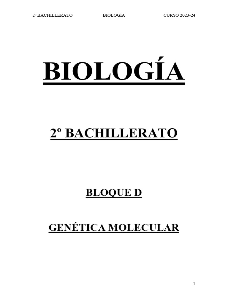 Bloque D | PDF