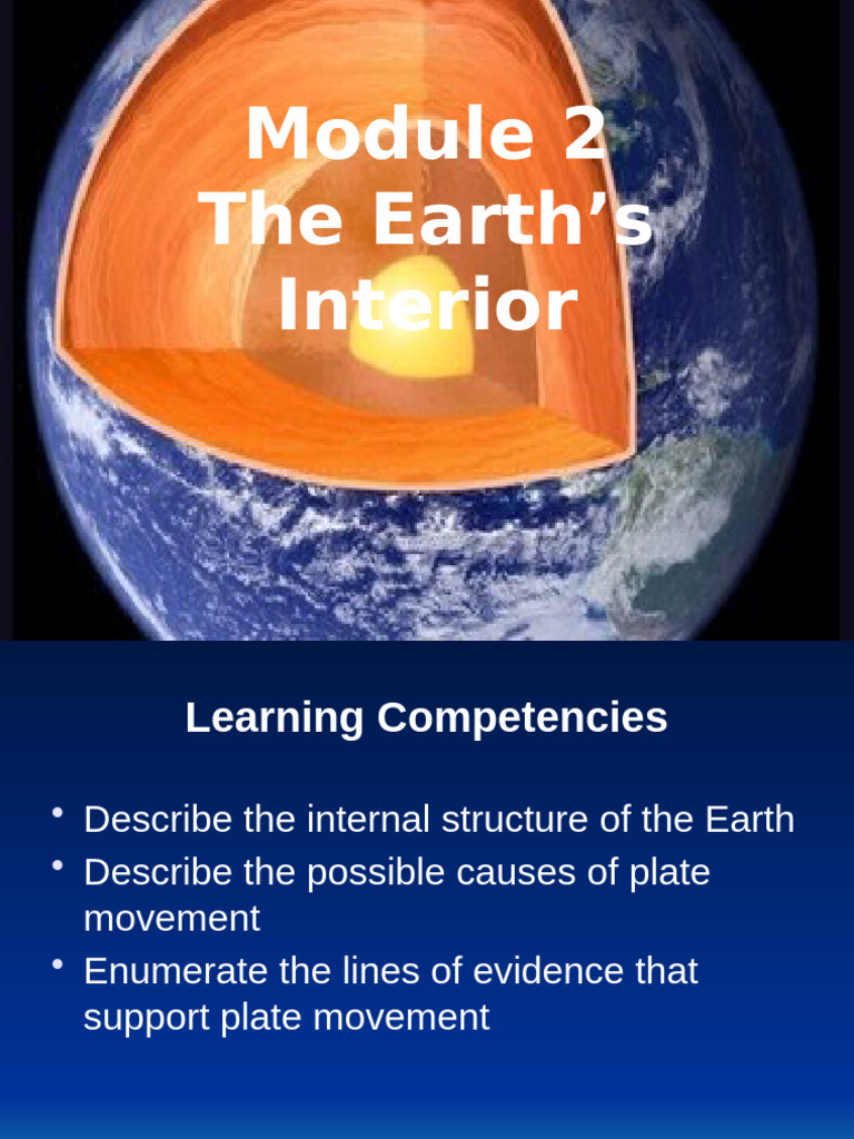 Module 2 The Earths Interior | PDF