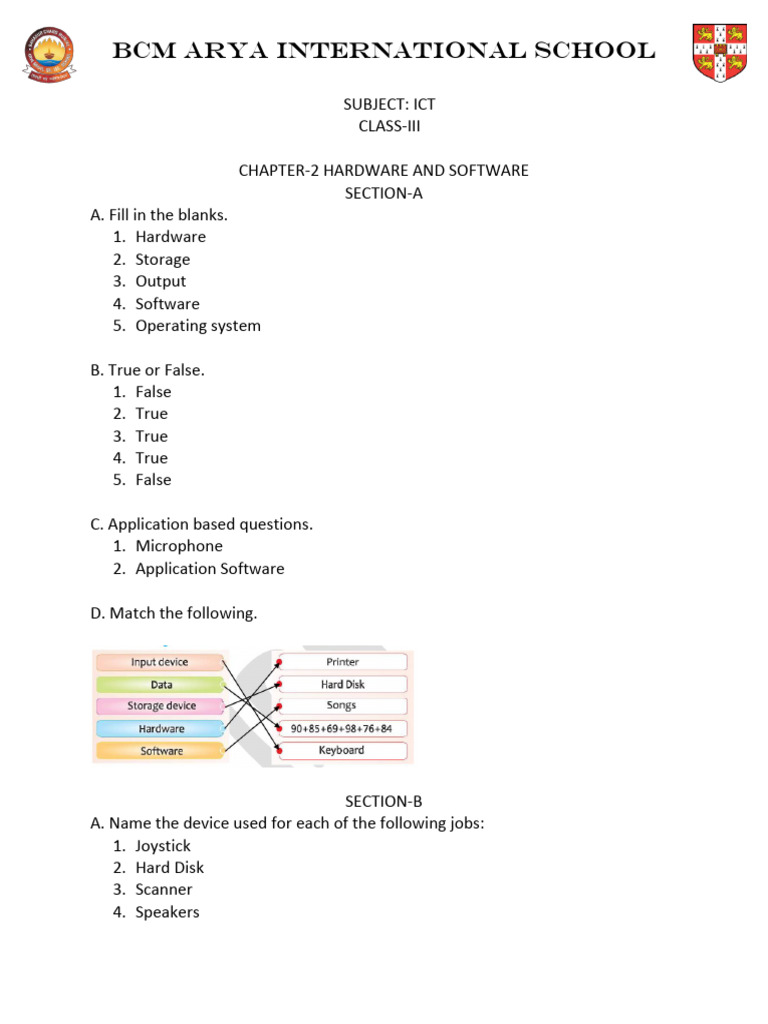 Chapter 2 Answer Key | PDF