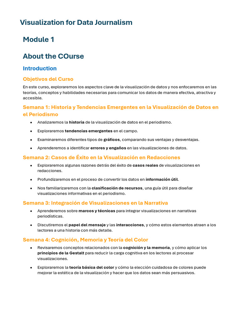 Visualization for Data Journalism | PDF