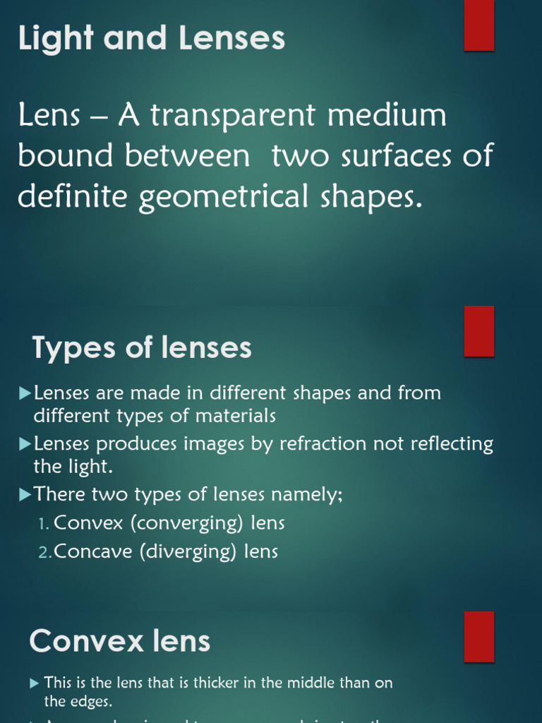 Light and Lenses | PDF