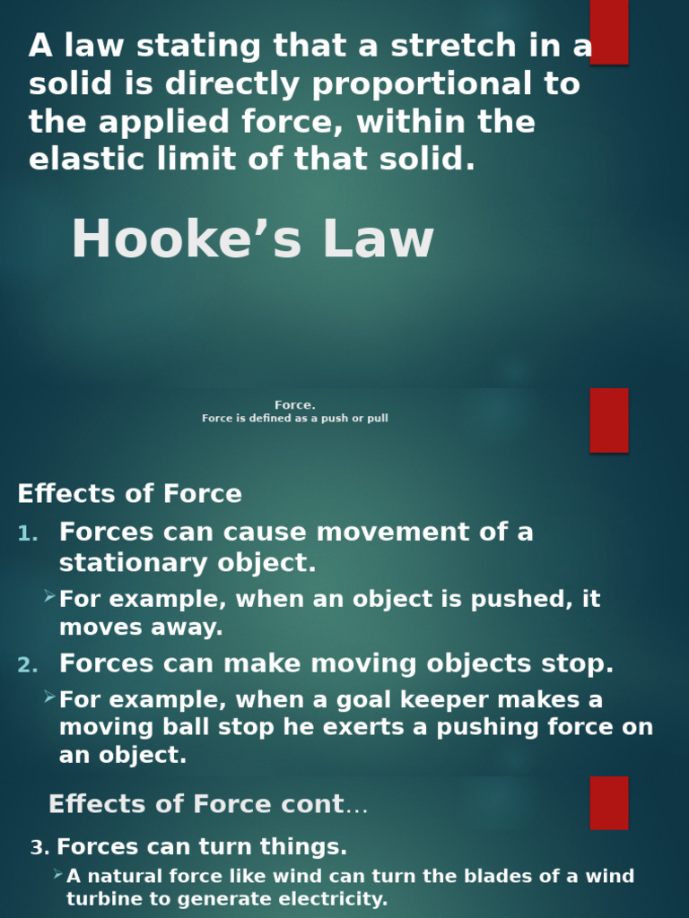 Hooke's Law | PDF