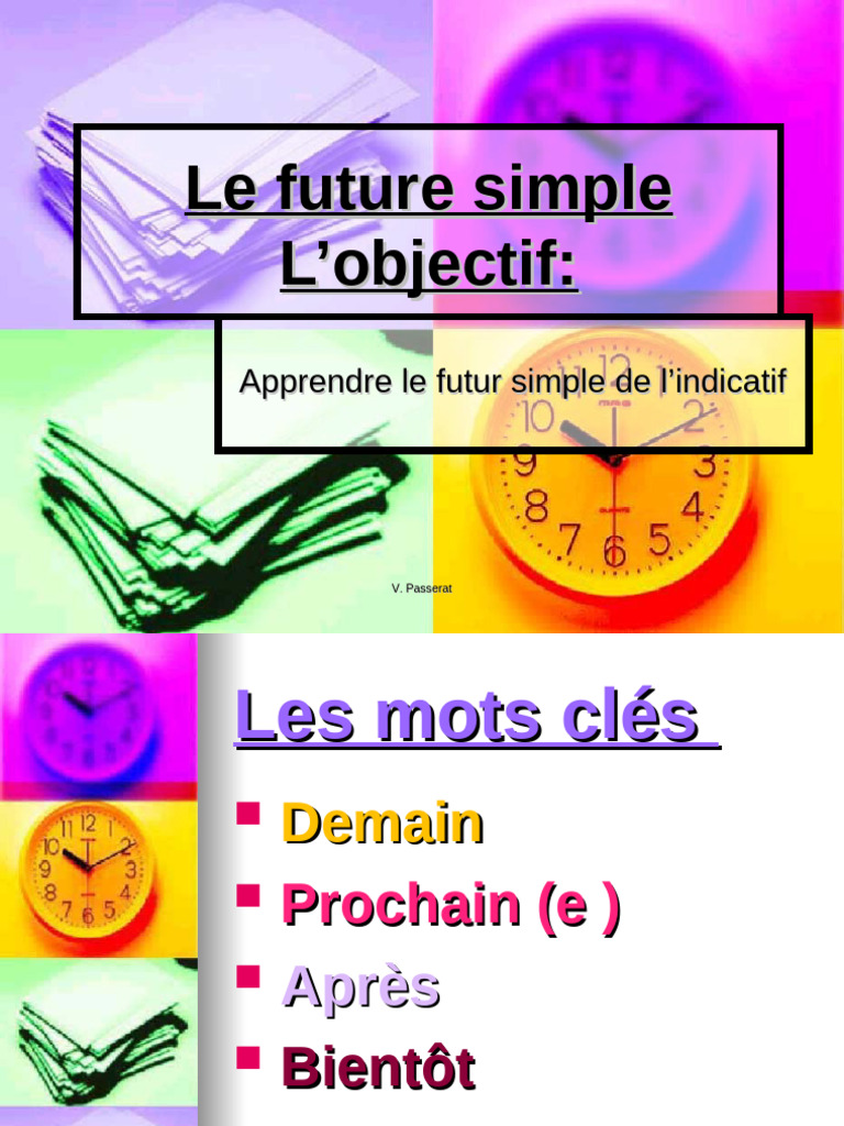 Le Futur Simple | PDF | Morphologie | Poésie