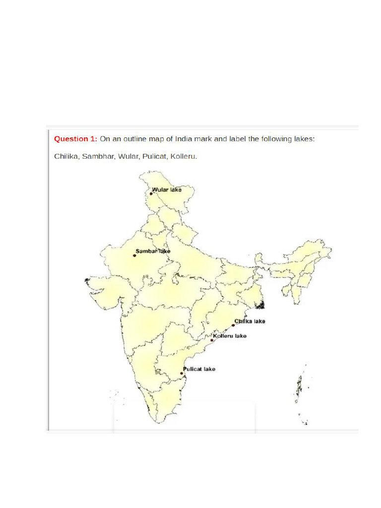 Map Assignment-Drainage | PDF