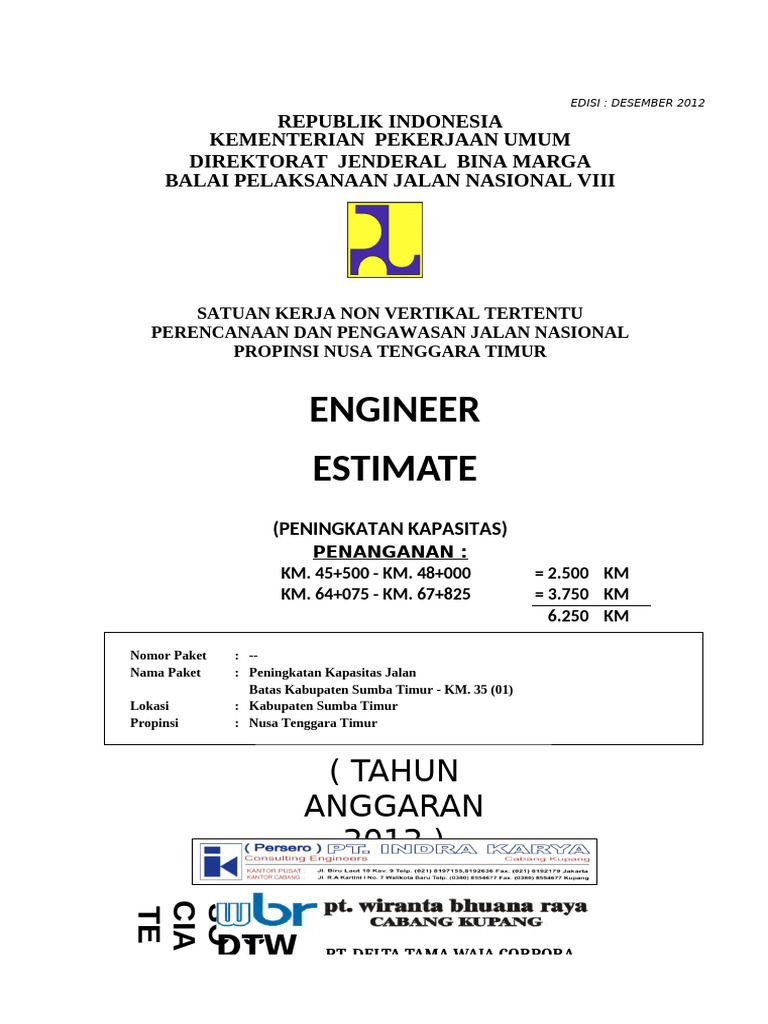 Penawaran Dan SCDL Manutapen | PDF