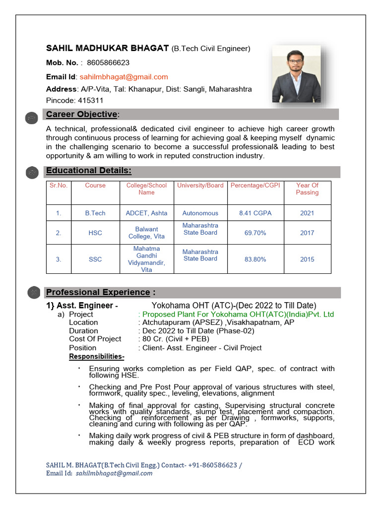 Naukri SahilMBhagat (3y 0m) | PDF