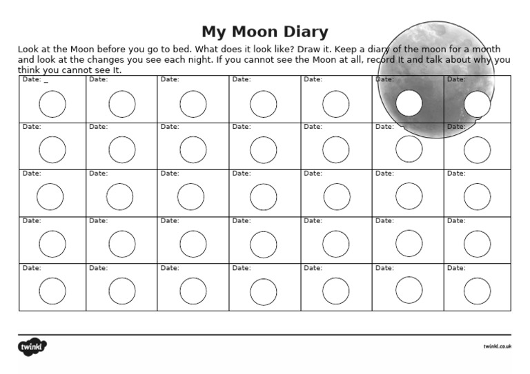 Moon Phases Diary 2 | PDF