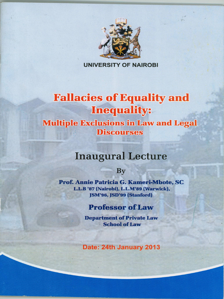 Fallacies of Equality and Inequality | PDF