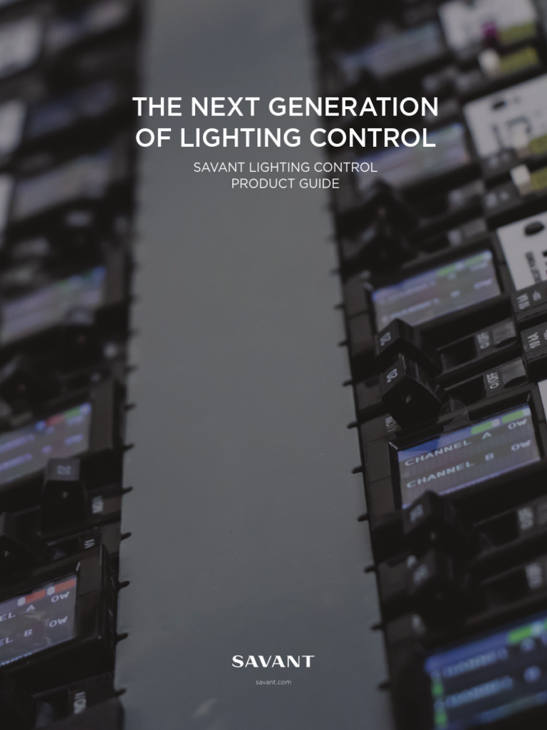 Savant Lighting Control 2021 | PDF