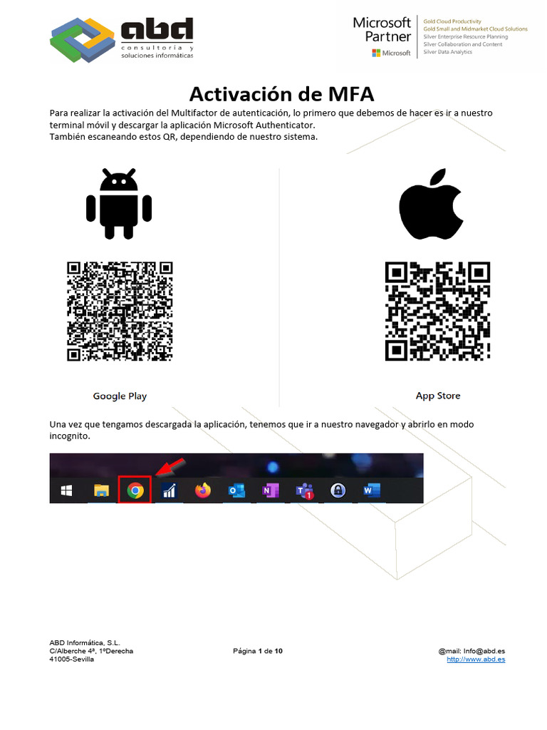 Activacion de MFA | PDF