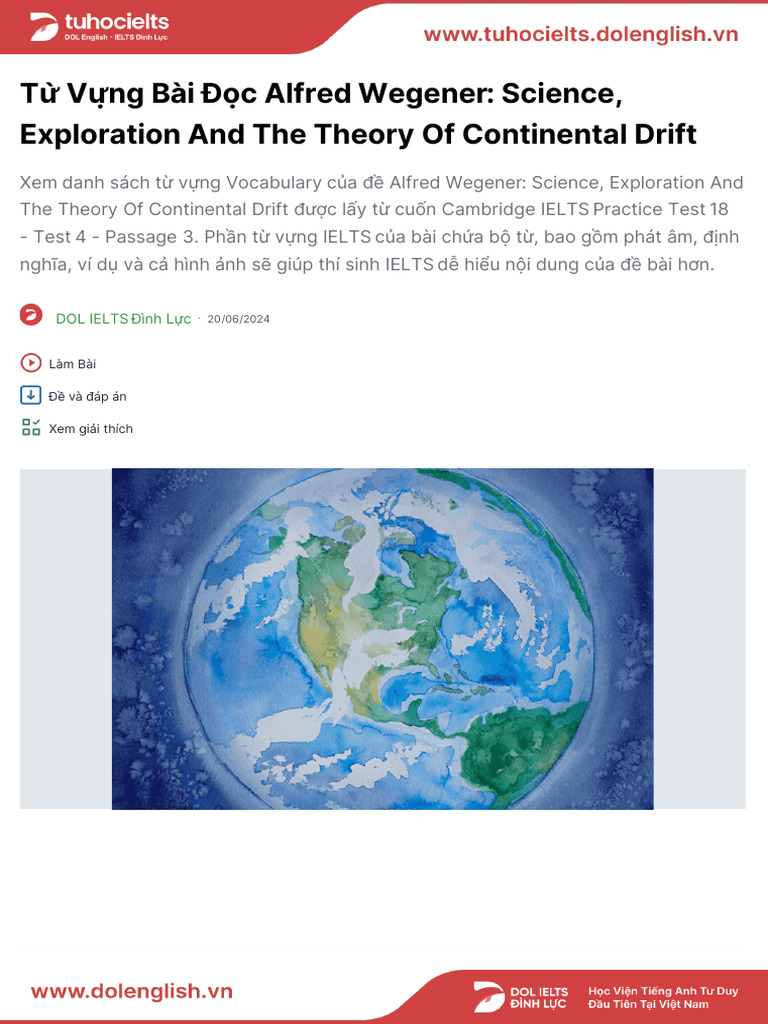 Alfred Wegener Science, Exploration and The Theory of Continental Drift ...
