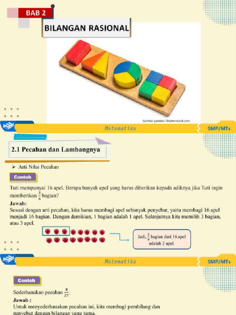 Bilangan Rasional | PDF