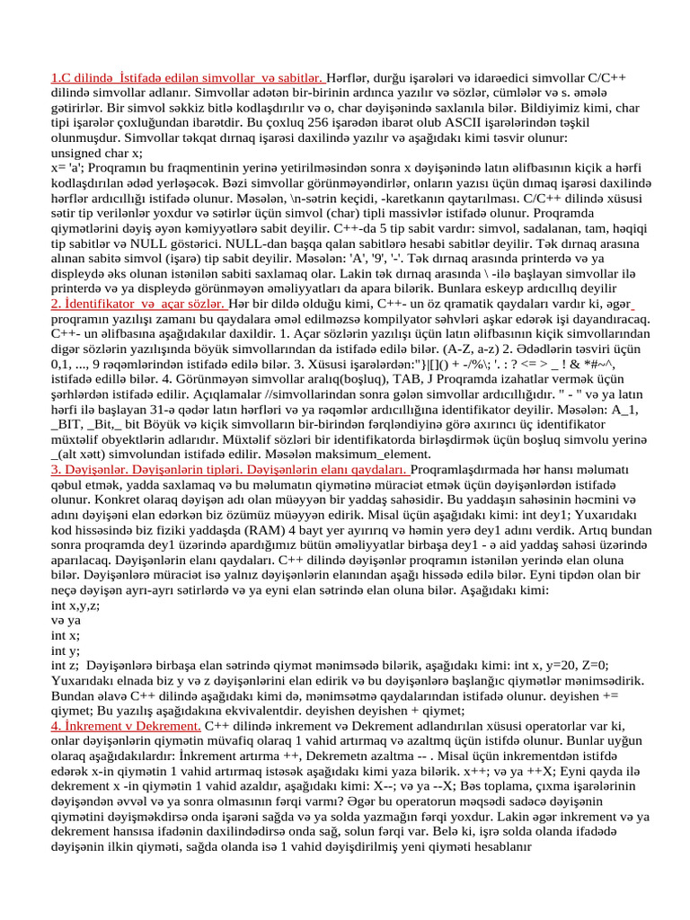 Proqram Imt Sualları | PDF