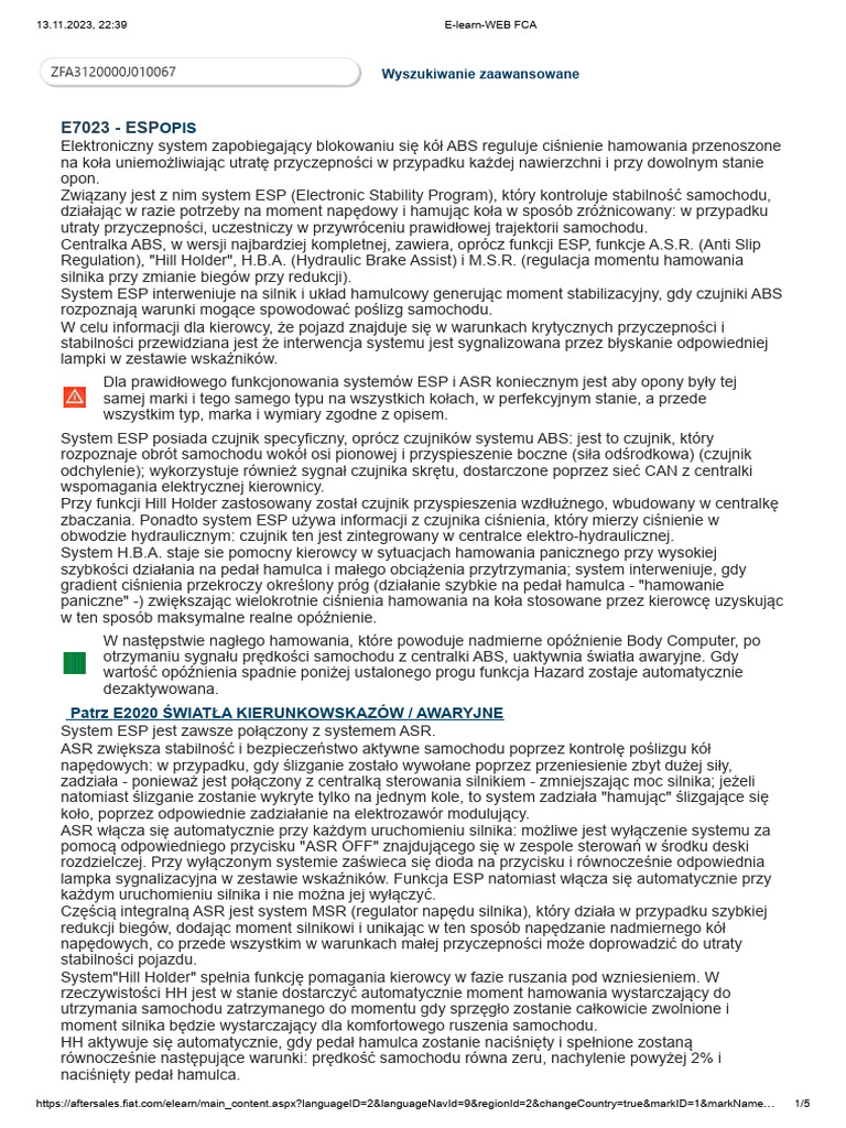 E7023 - Esp: Zfa3120000j010067 | PDF