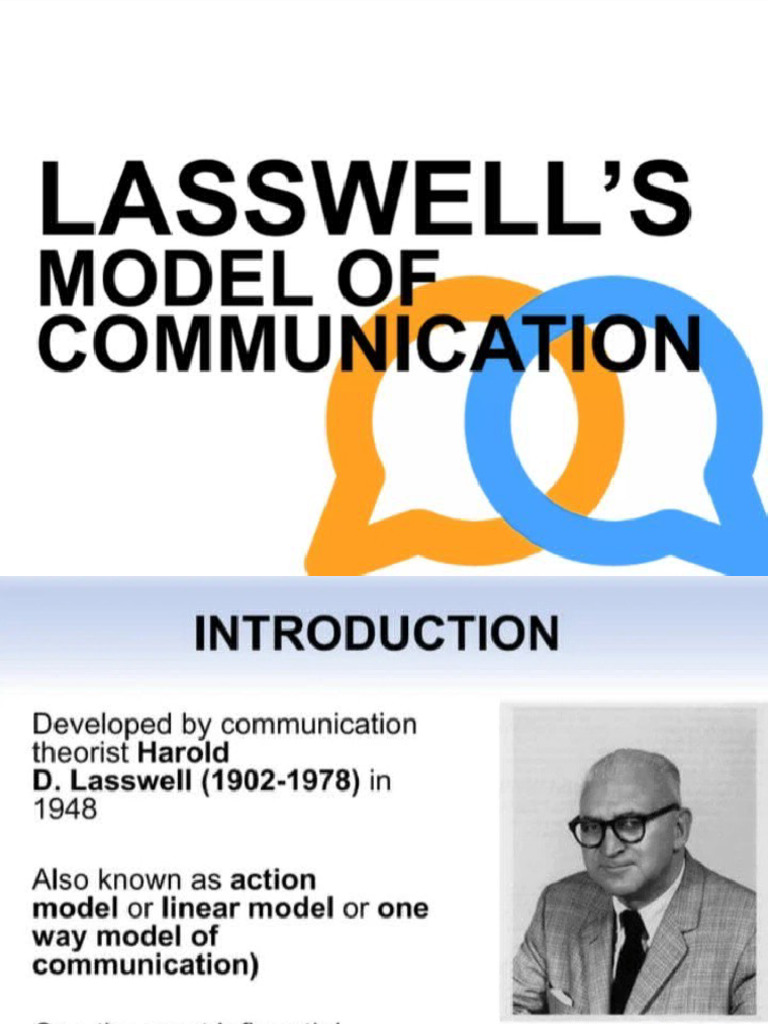 Lasswell's Model of Communication | PDF