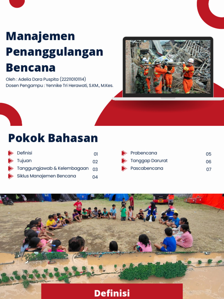 Manajemen Penanggulangan Bencana | PDF | Sains & Matematika
