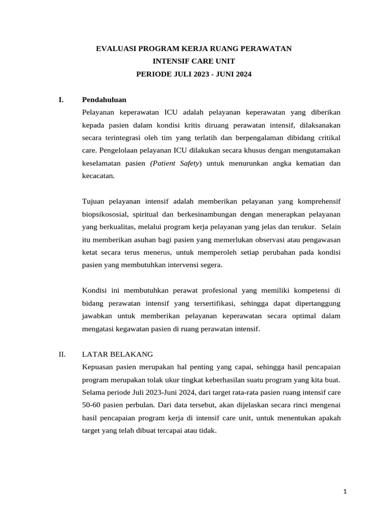Evaluasi Program Kerja 2023-2024 | PDF