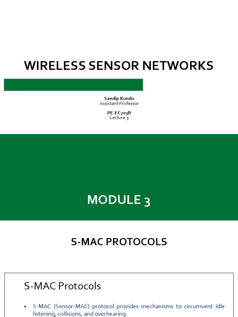 Wsn Lecture 4 Pdf