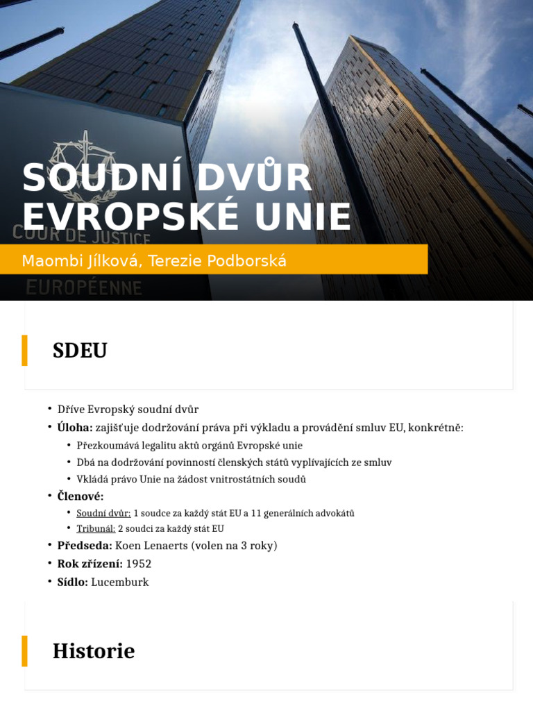 ZSV - Soudní Dvůr Eu | PDF