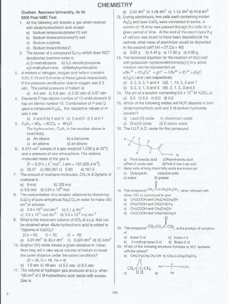Oau Chem | PDF