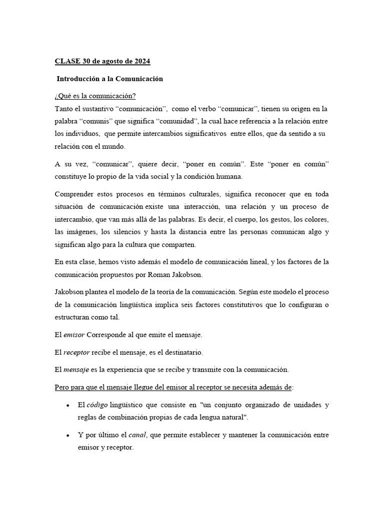 CLASE 02-09 Comunicación y Medios | PDF
