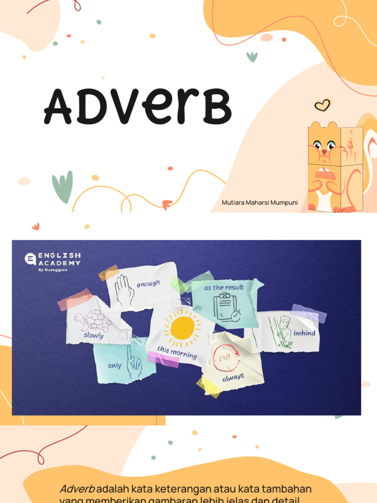 Notes Adverb | PDF