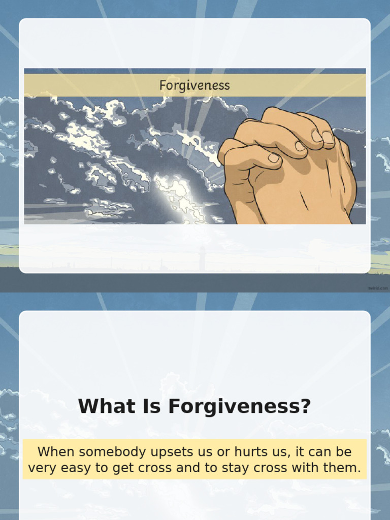 Forgiveness | PDF
