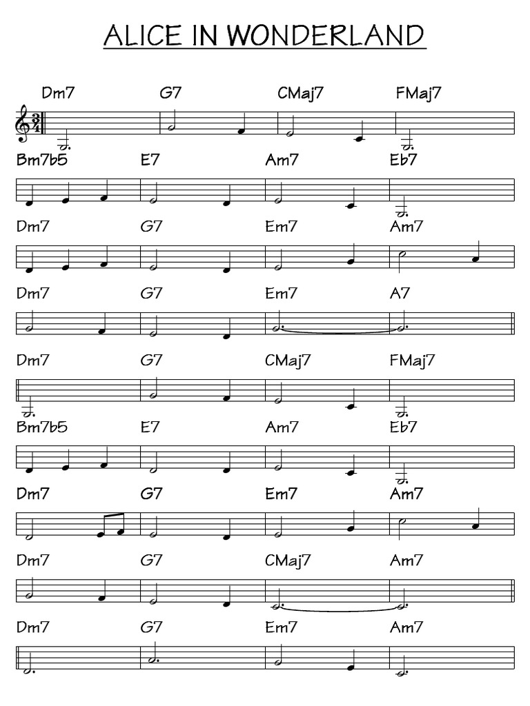 Alice in wonderland | PDF