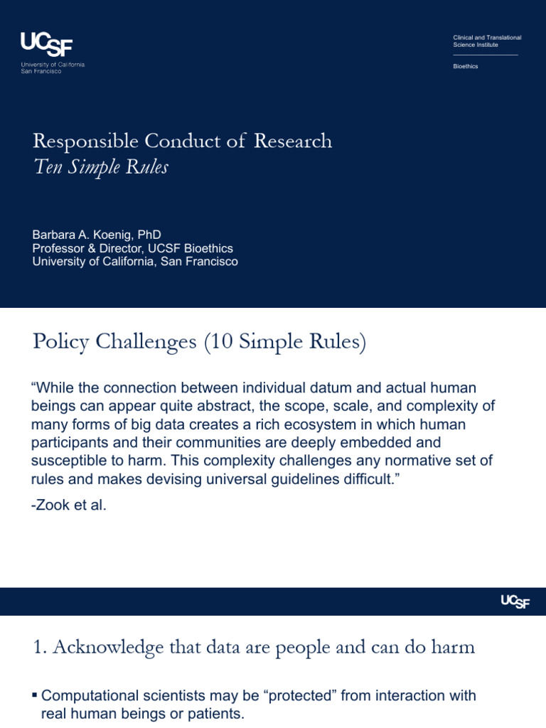 10 Simple Rule To Conduct | PDF