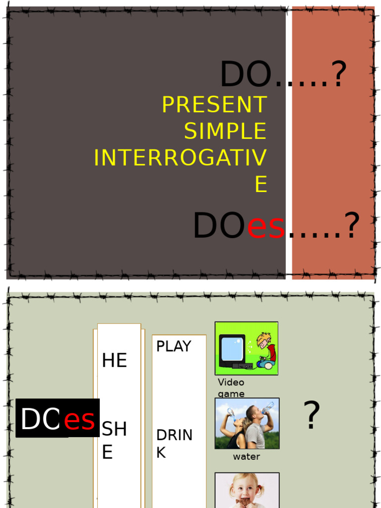 Present Simple Interrogative Form Grammar Drills 75185 | PDF