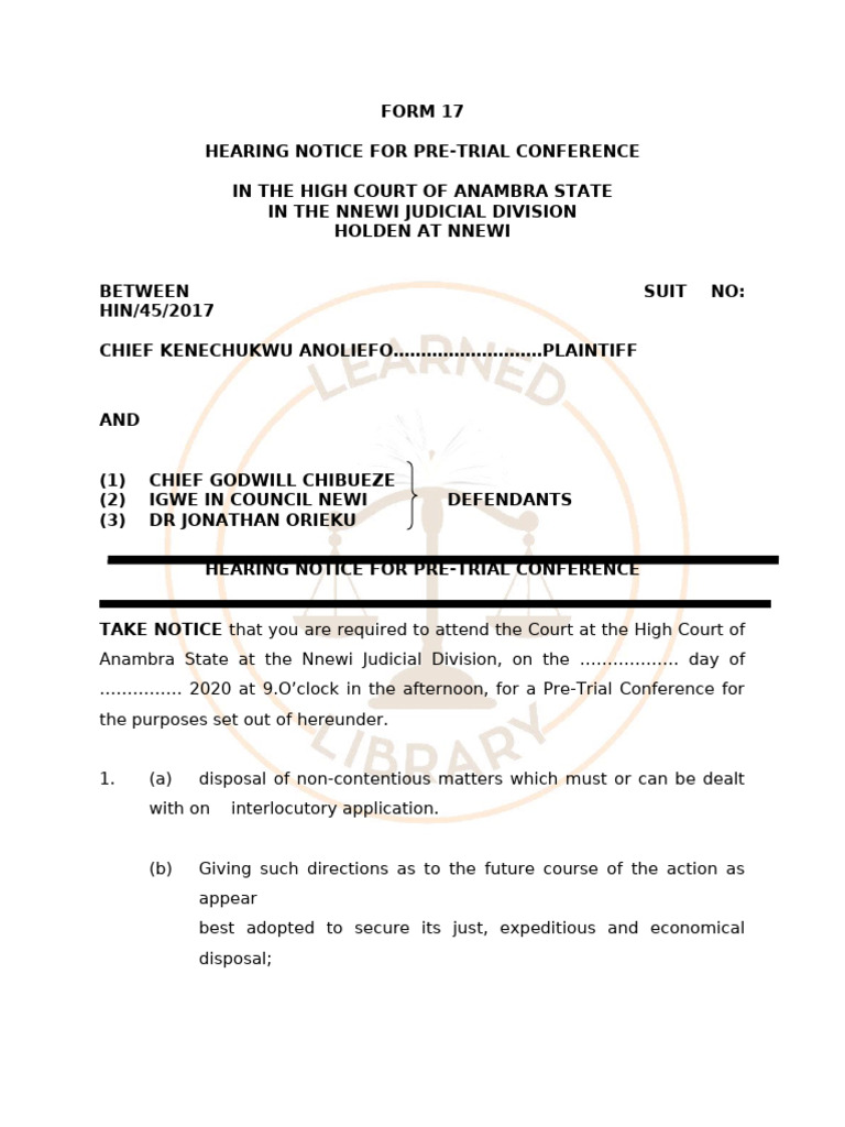 PRE-TRIAL-CONFERENCE-FORM | PDF