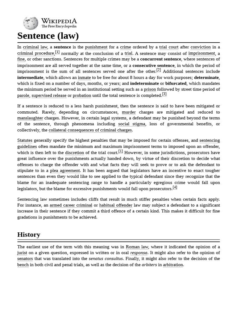 Sentence_(law) | PDF