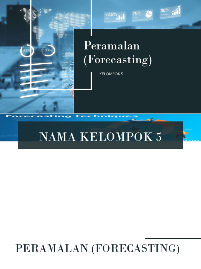 Kelompok 5 - PPT Peramalan (Forecasting) | PDF