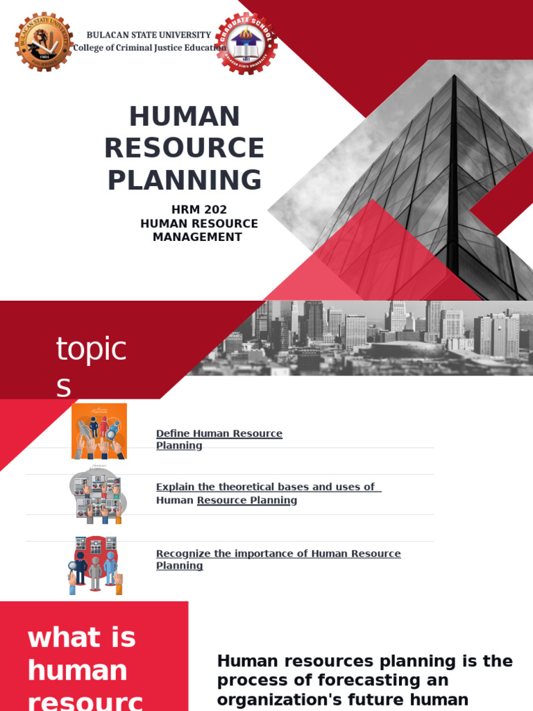 PPP On HR Planning | PDF