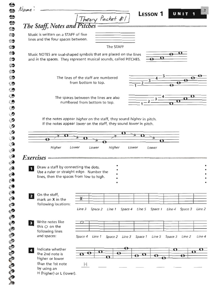 Theory Packet 1 | PDF