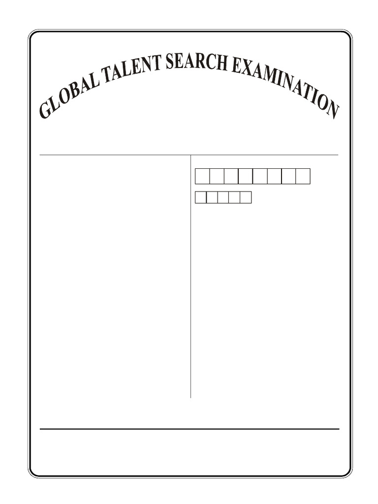 GTSE - Online - Class VIII - Science | PDF