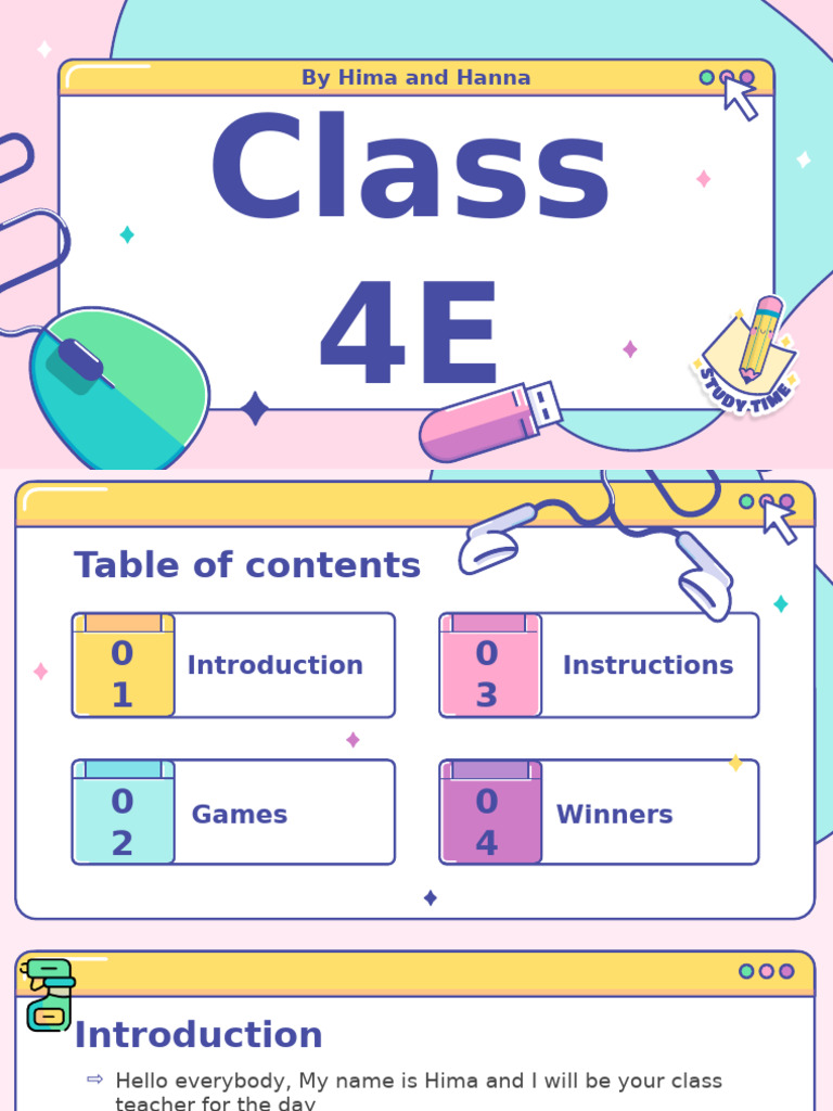 Class 4E Presentation | PDF
